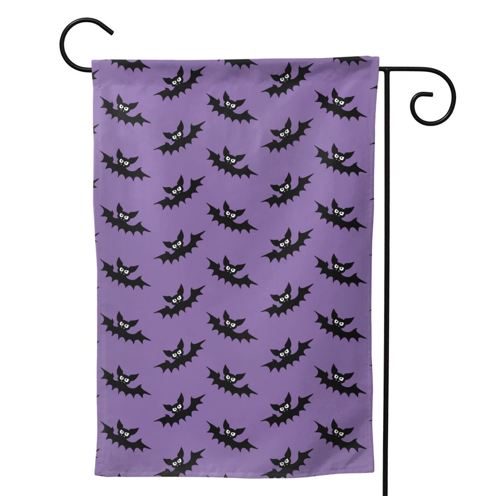 Garden Flags- cool bats gothic Halloween purple Double Sided 28 x 40 ...
