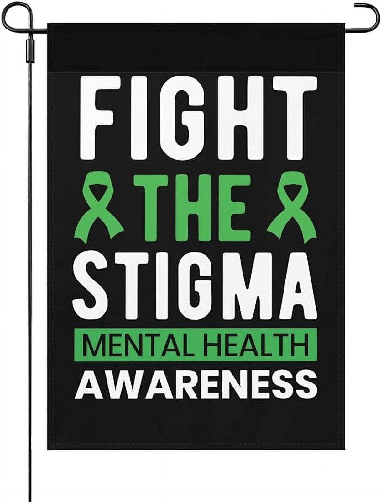 Garden Flags fight the stigma mental's health's awareness, Outdoor Flag ...