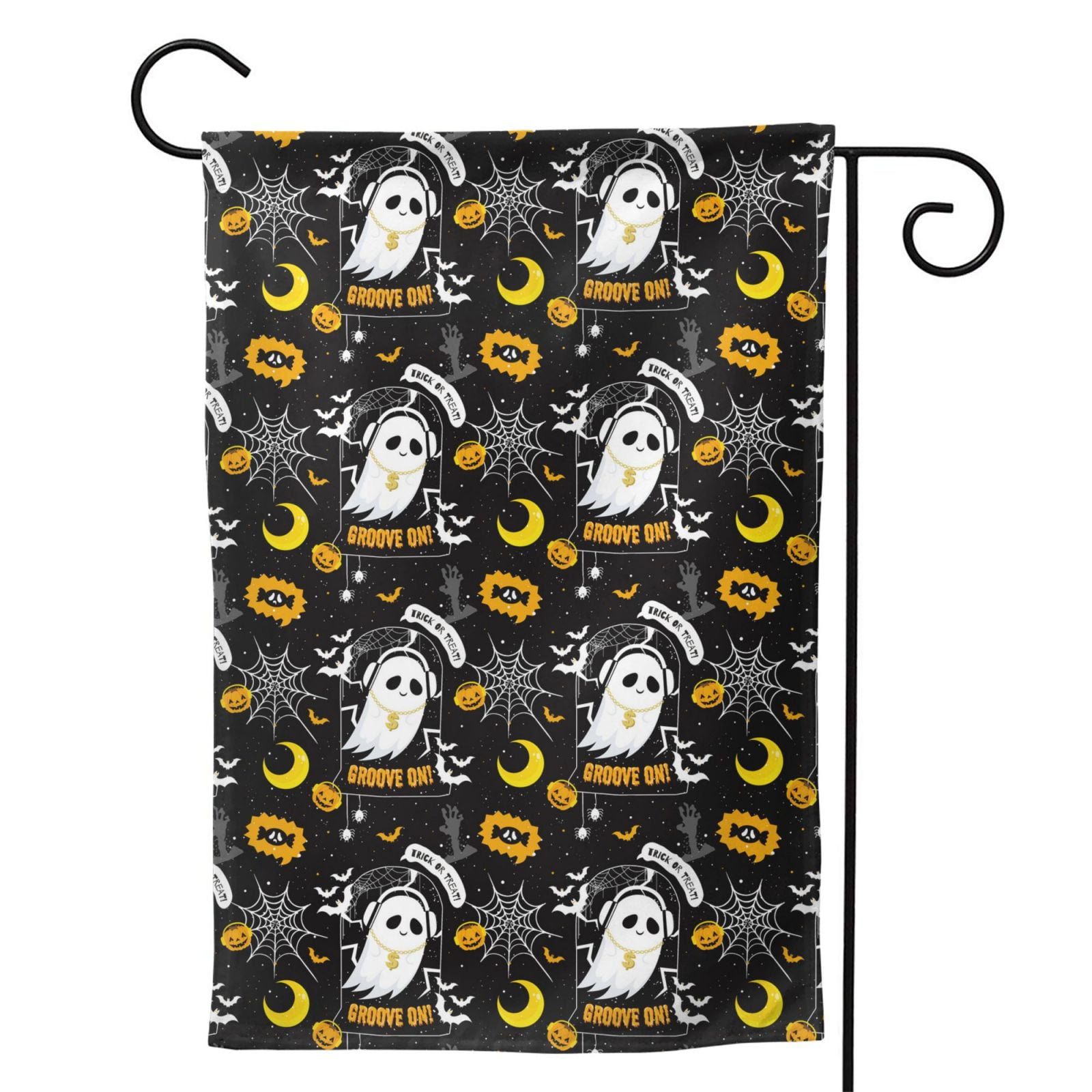 Garden Flags- ghost_groove_pattern Double Sided 28 x 40 Inch Yard Flags ...