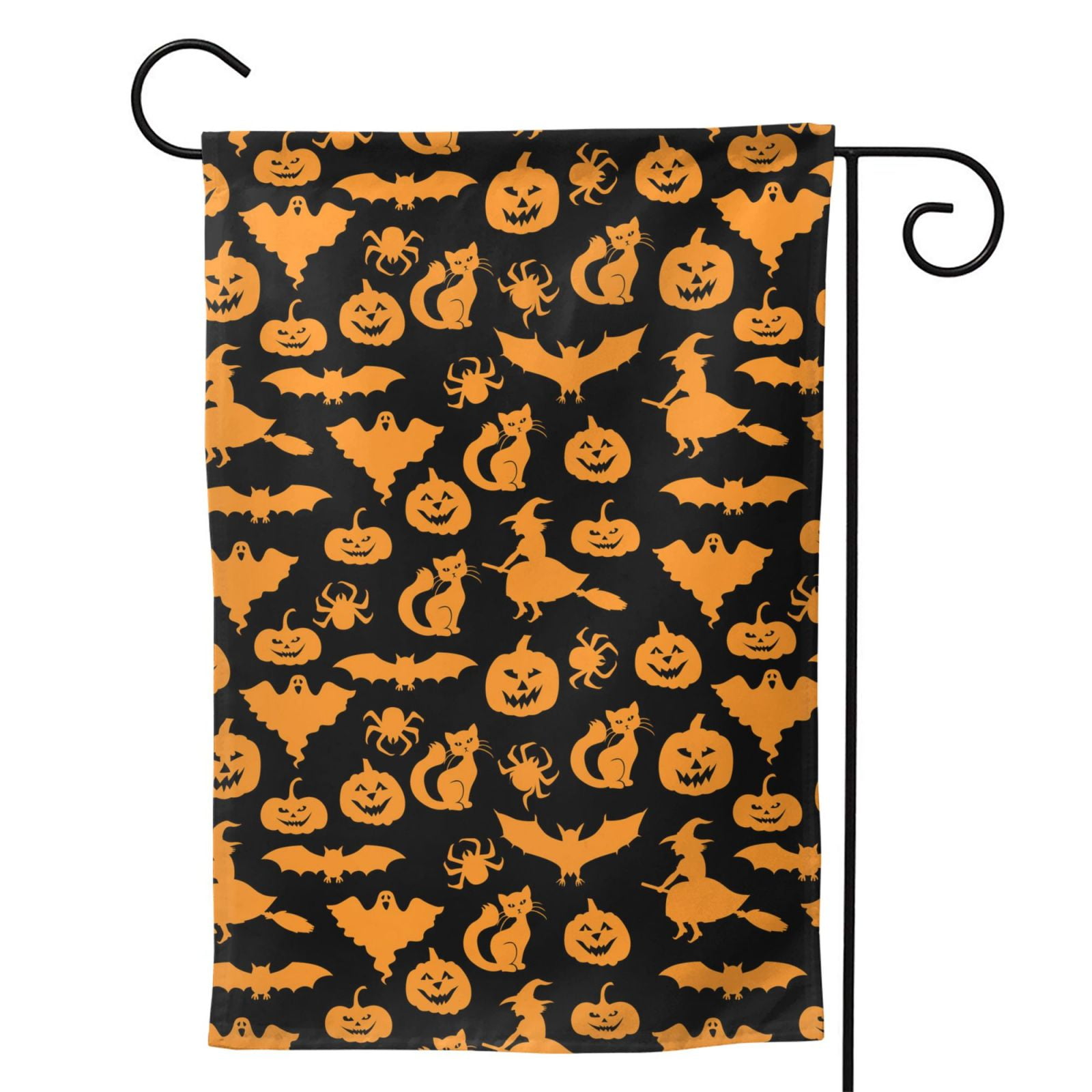 Garden Flags- halloween bat witch Double Sided 28 x 40 Inch Yard Flags ...