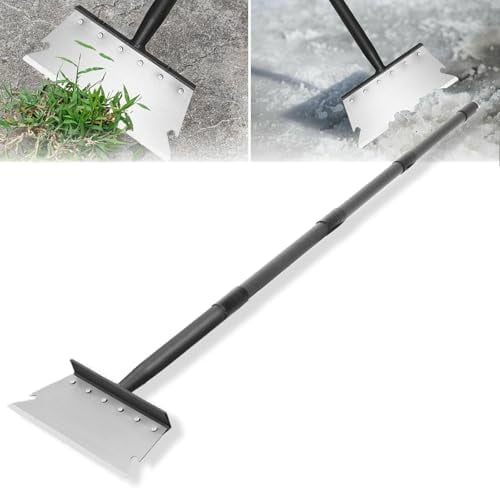 Garden Flat Shovel Scraper, Multifunctional Garden Cleaning Shovel with ...