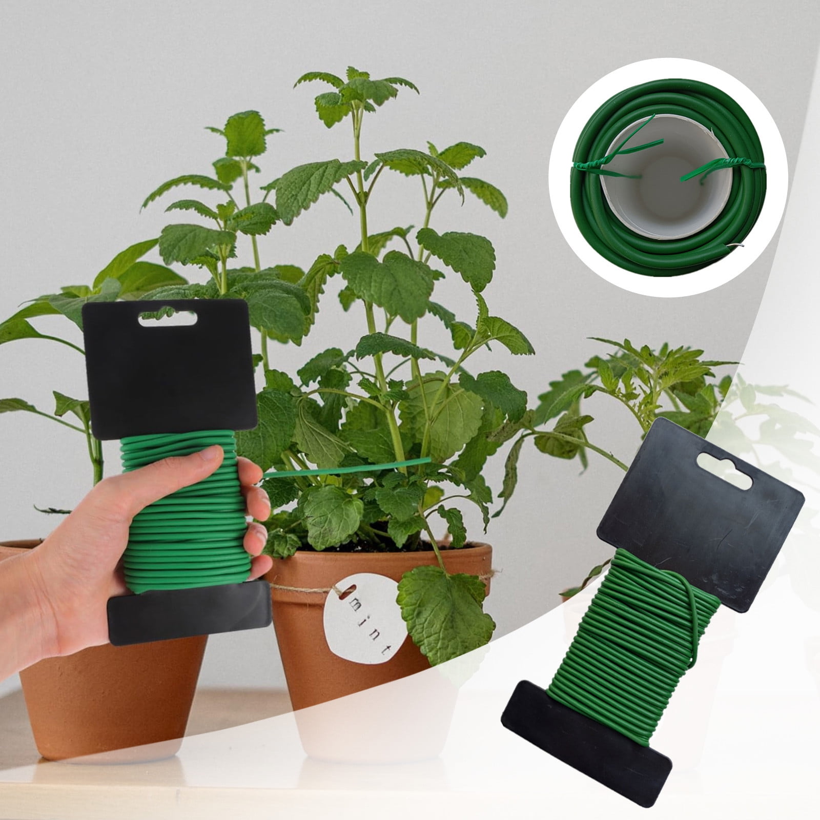 Garden Flexible Tie Tie Soft Ties TPR Tie Support Vines Seeder Reusable ...