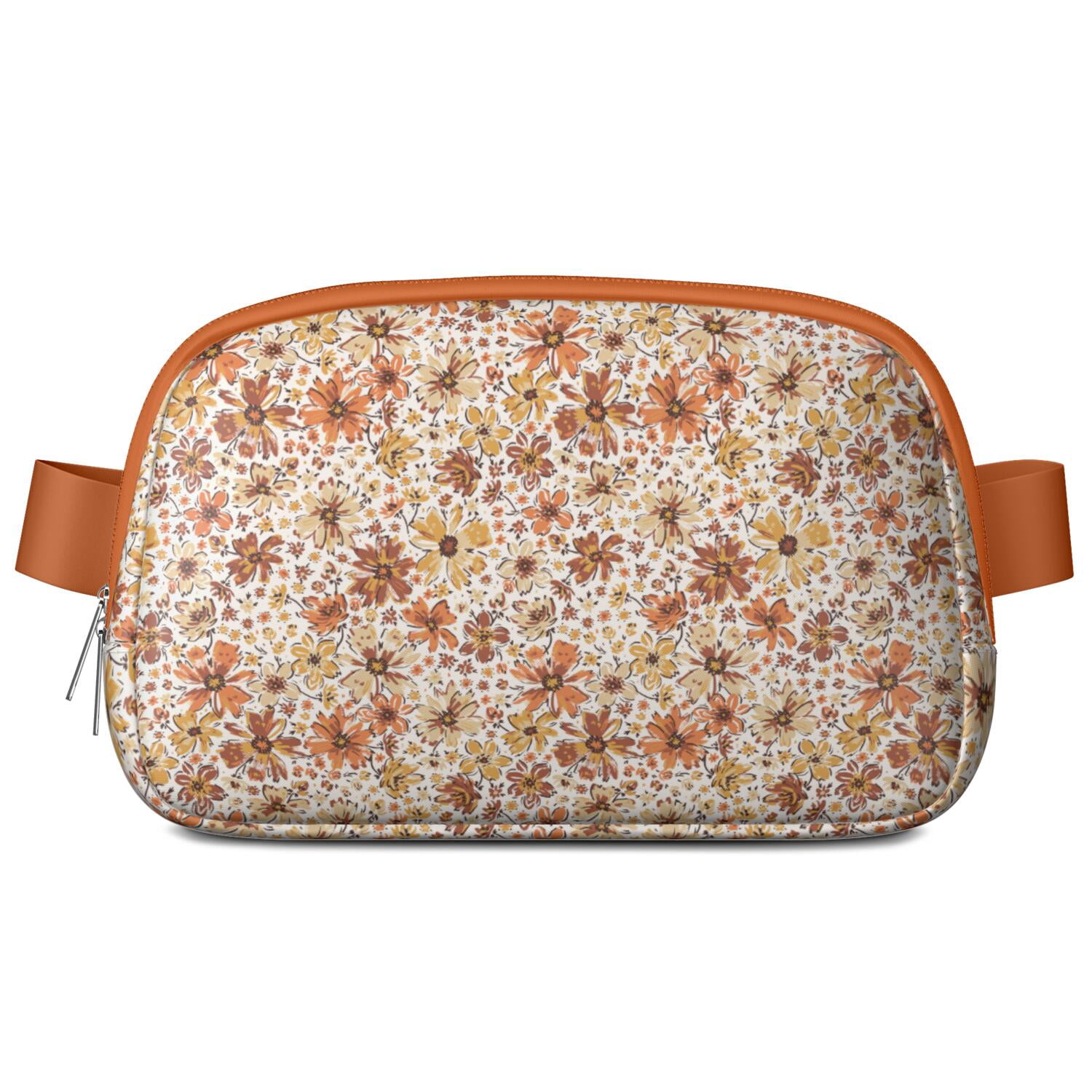 Garden Flower Fanny Pack - Waterproof Adjustable Waist Bag with Lush ...