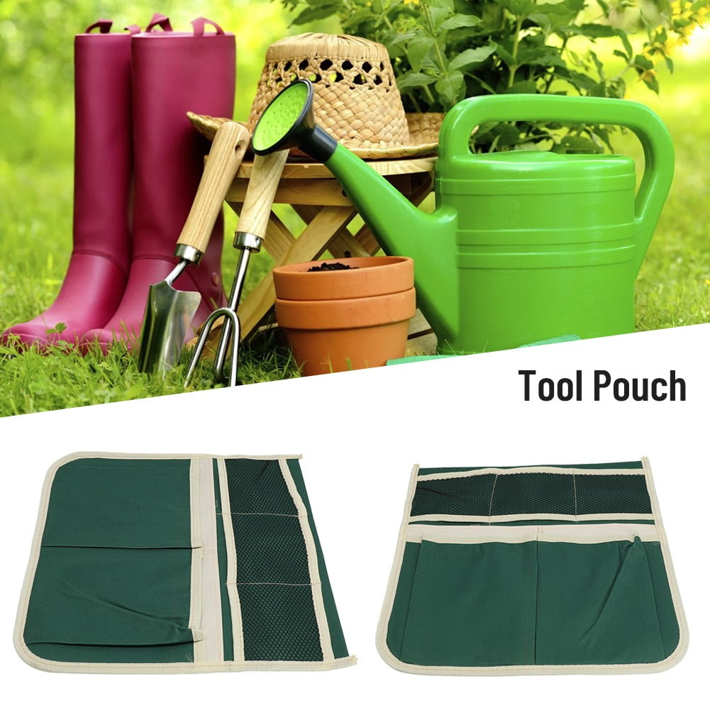 Garden Foldable Kneeler Stool Tool Bag Outdoor Work Portable Storage ...