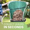 Garden Foldable Leaf Collector, Outdoor Gardening -Up Round Leaf ...