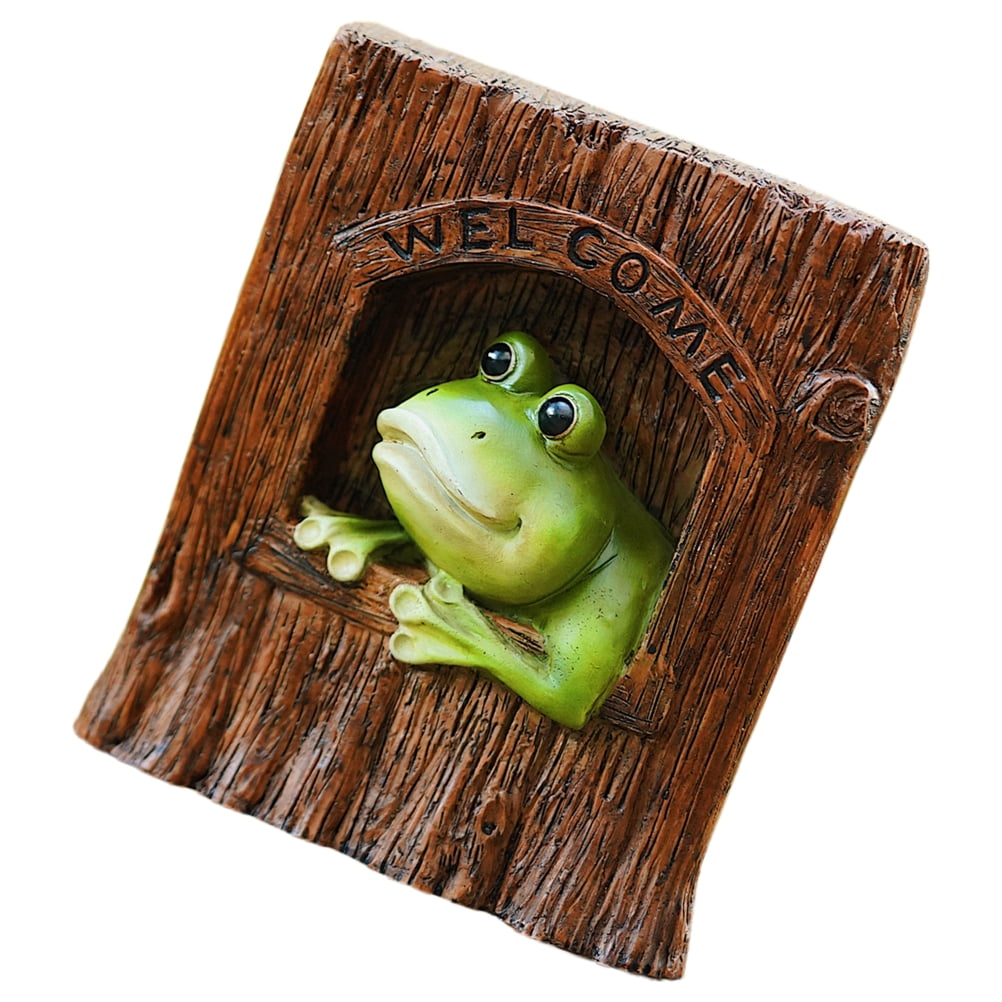 Garden Frog Statue Garden Frogs Outdoor Decor Funny Frog Statue Yard ...