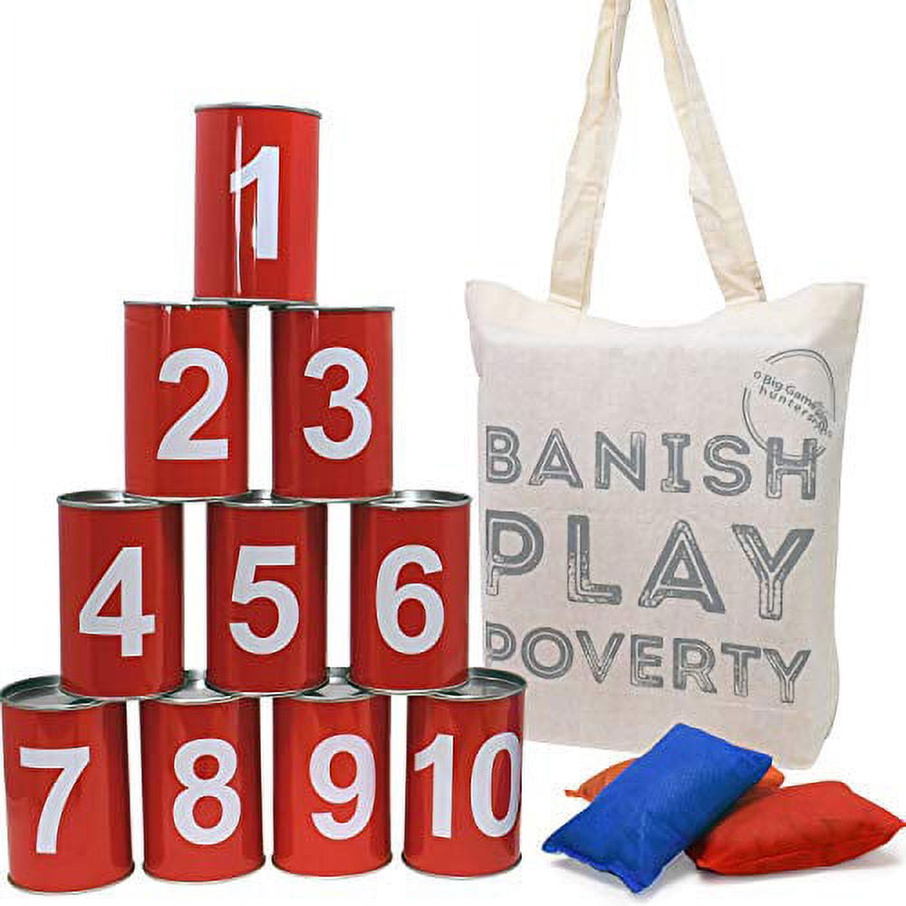 Tin Can Alley Throwing Game (Red, Numbers) - Walmart.com
