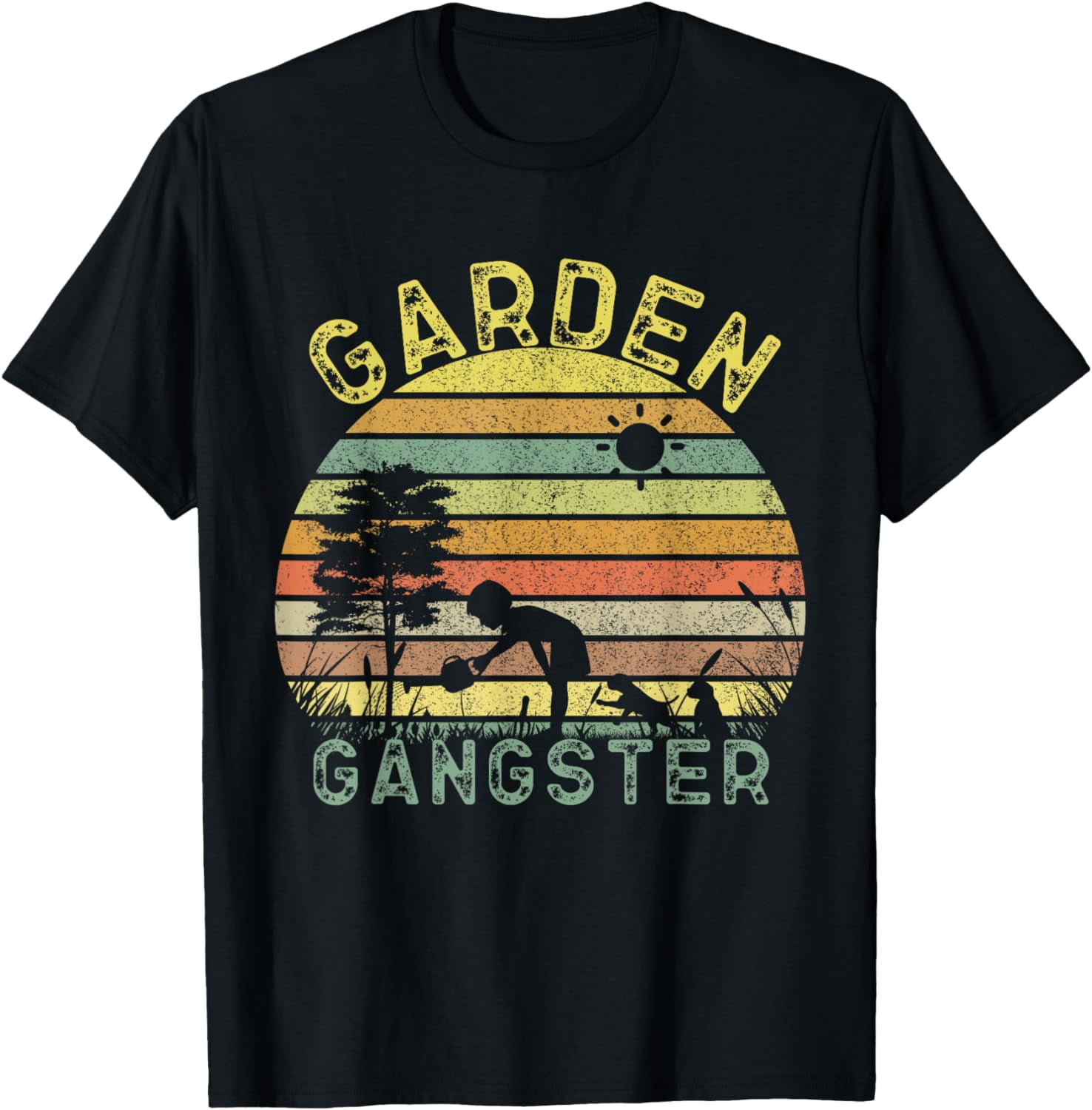 Garden Gangster T-shirt Funny Gardening Shirt for Gardeners T-Shirt - Walmart.com