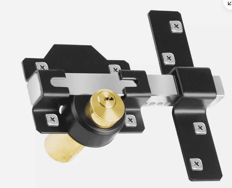 Garden Garage 50Mm Rim Long Throw Gate Lock Door Locking Both Sides 5 ...