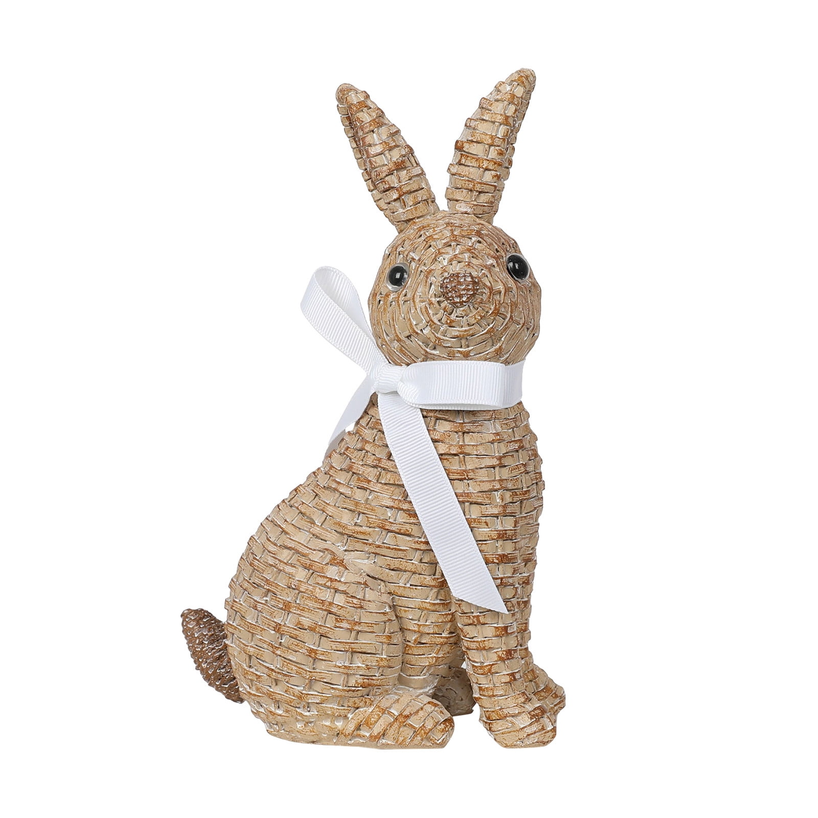 Garden Garden Home Children Room Decoration Rattan Resin Bunny Easter ...