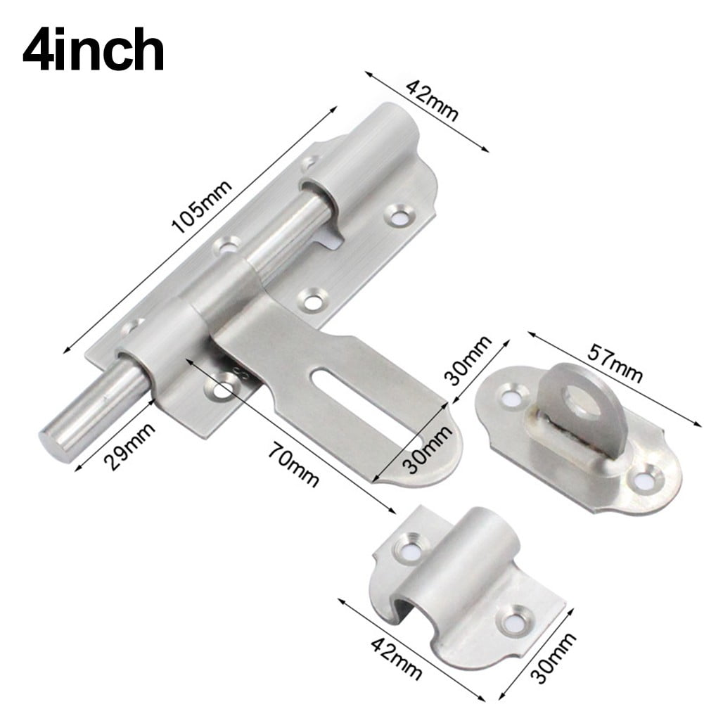 Garden Gate Bolts，Slide Door Bolt Locks Latch For External Internal ...