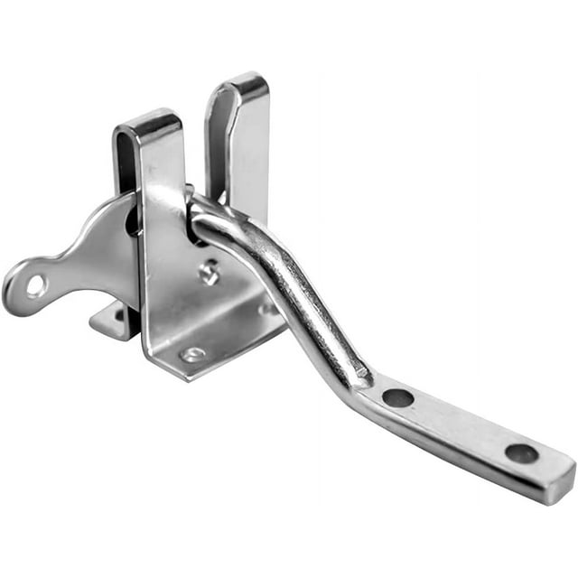 Garden Gate Lock Automatic Gravity Lever Gate Lock Hardware Lock Bolt ...