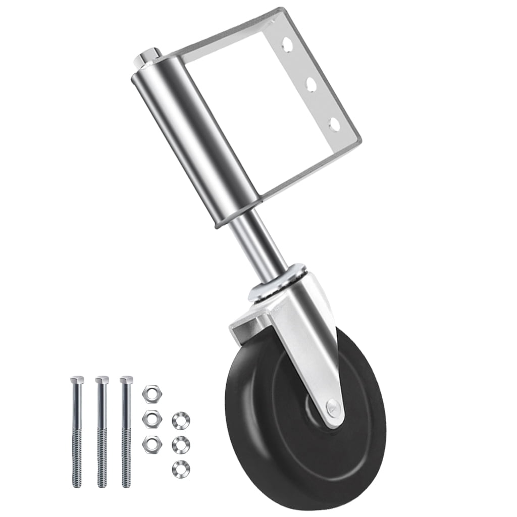 Garden Gate Wheel Spring Loaded Gate Caster for Outdoor Wooden Gate ...