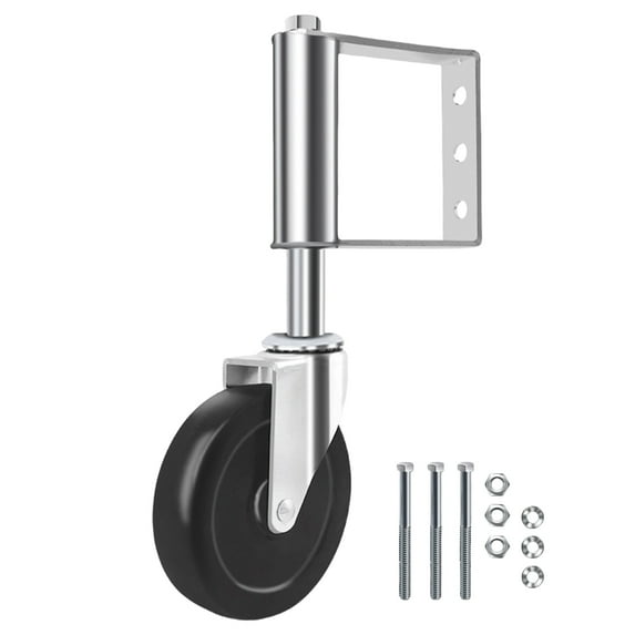 Garden Gate Wheel Spring Loaded Gate Caster with 360 Swivels Heavy Duty ...