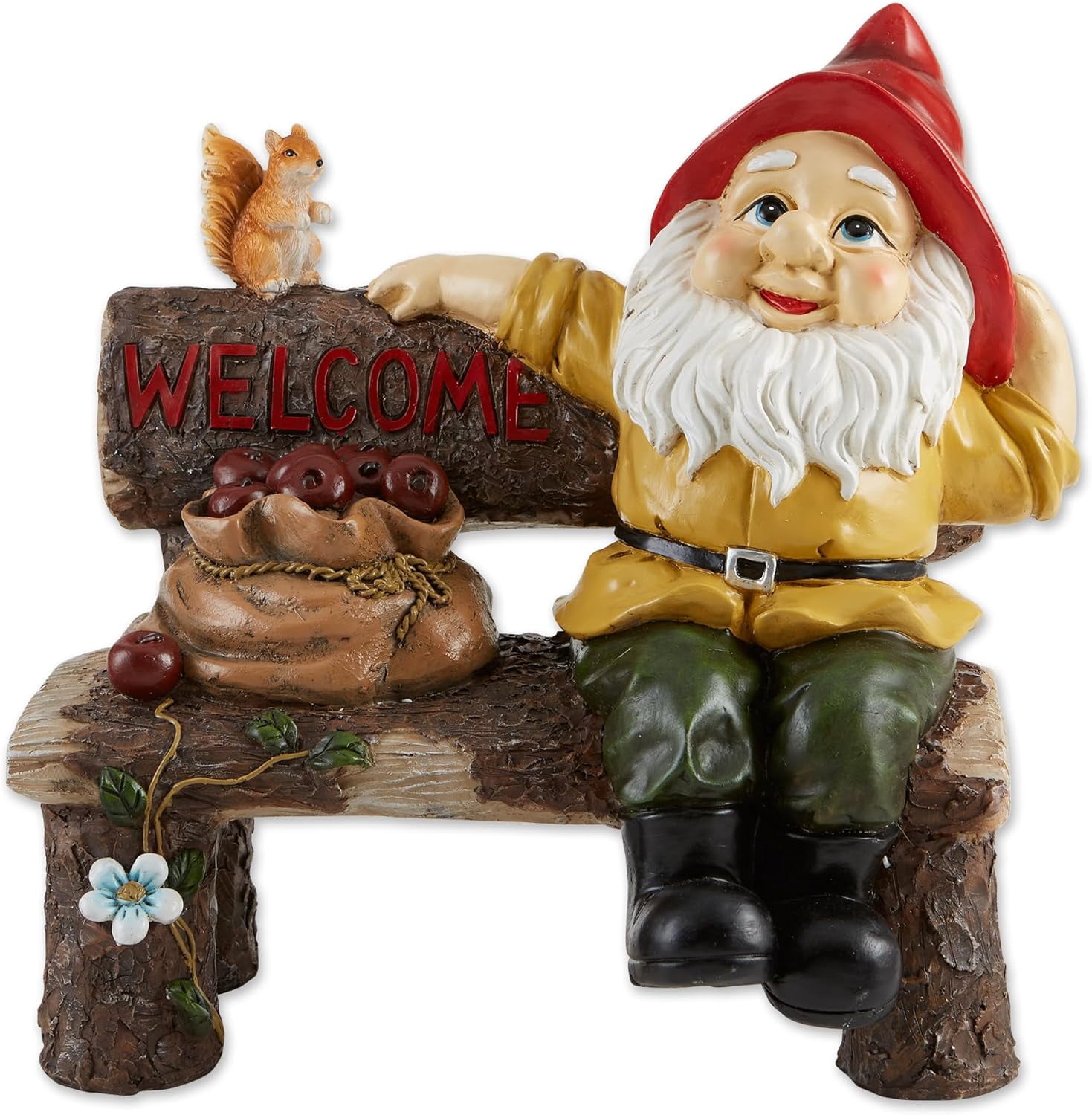 Garden Gnome Greeting Welcome Sign Statue - Walmart.com