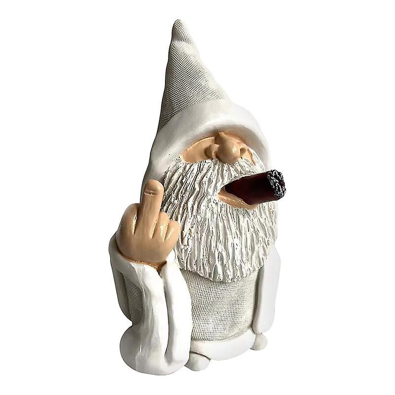 Garden Gnome Ornament, Funny Gnome Cheeky Garden Gnome Resin Garden ...