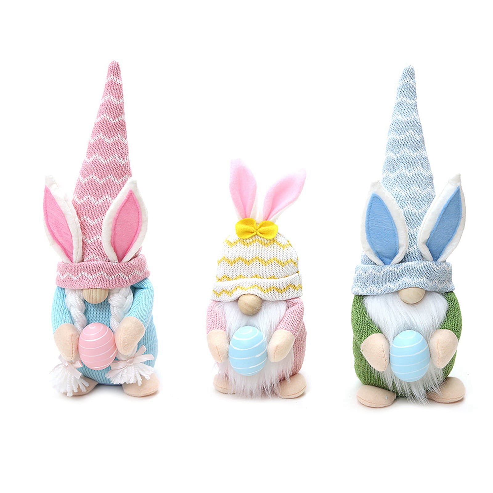 Garden Gnomes Gnomes Easter Bunny Gnome Plush Set Handmade Scandinavian ...