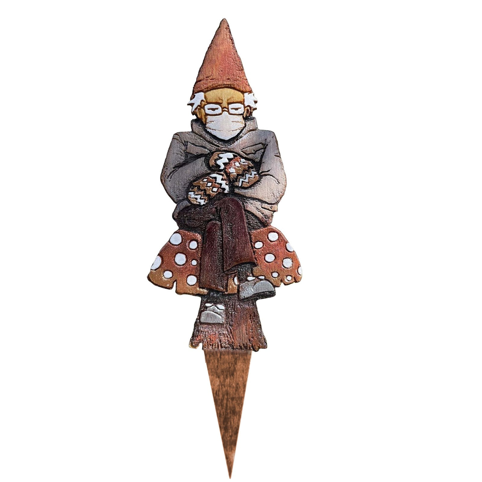 Garden Gnomes Gnomes Handcrafted Wooden Garden Gnome Statue Unique And ...