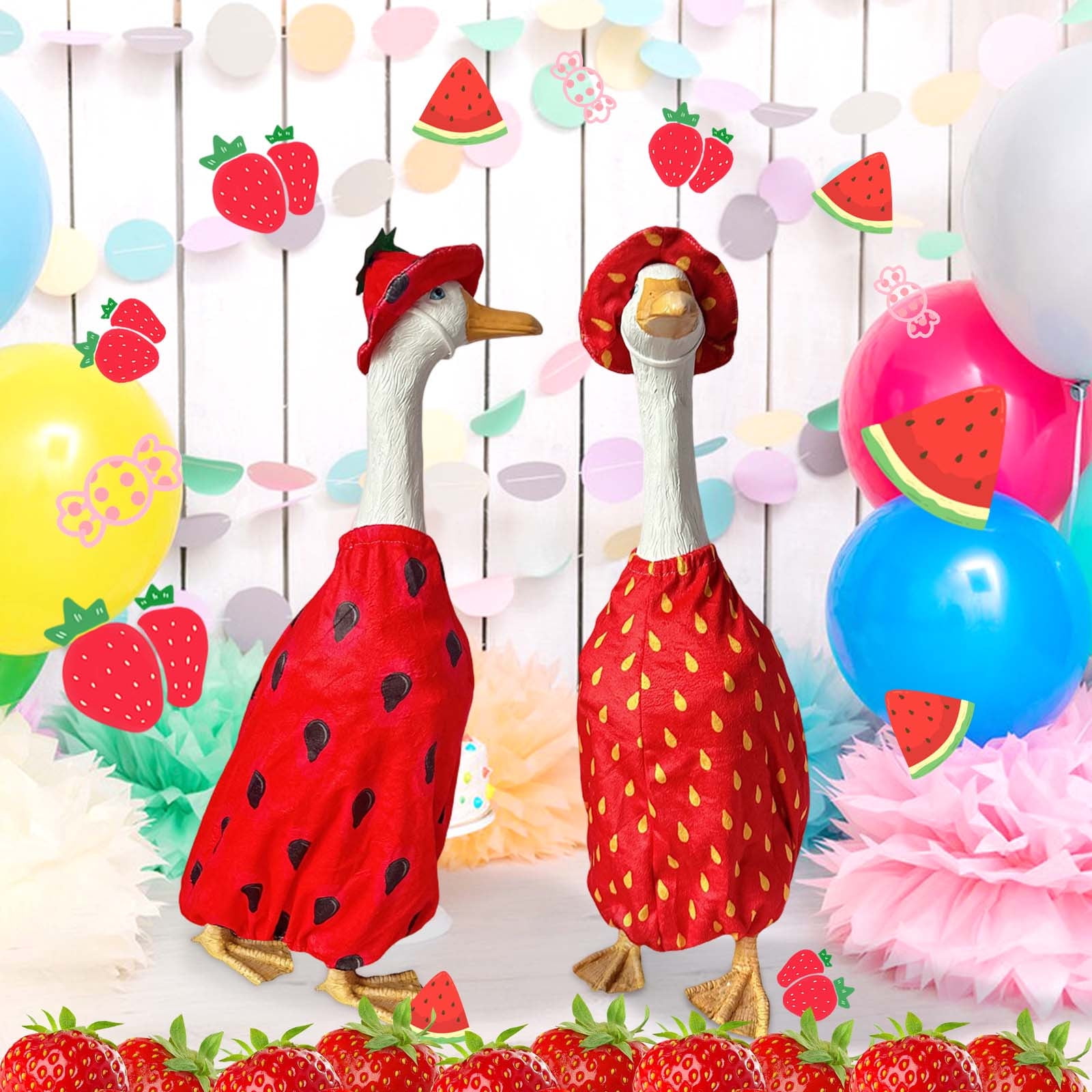 Garden Goose, Spring Porch Goose Outfit 2025, Decorative Clothes for ...