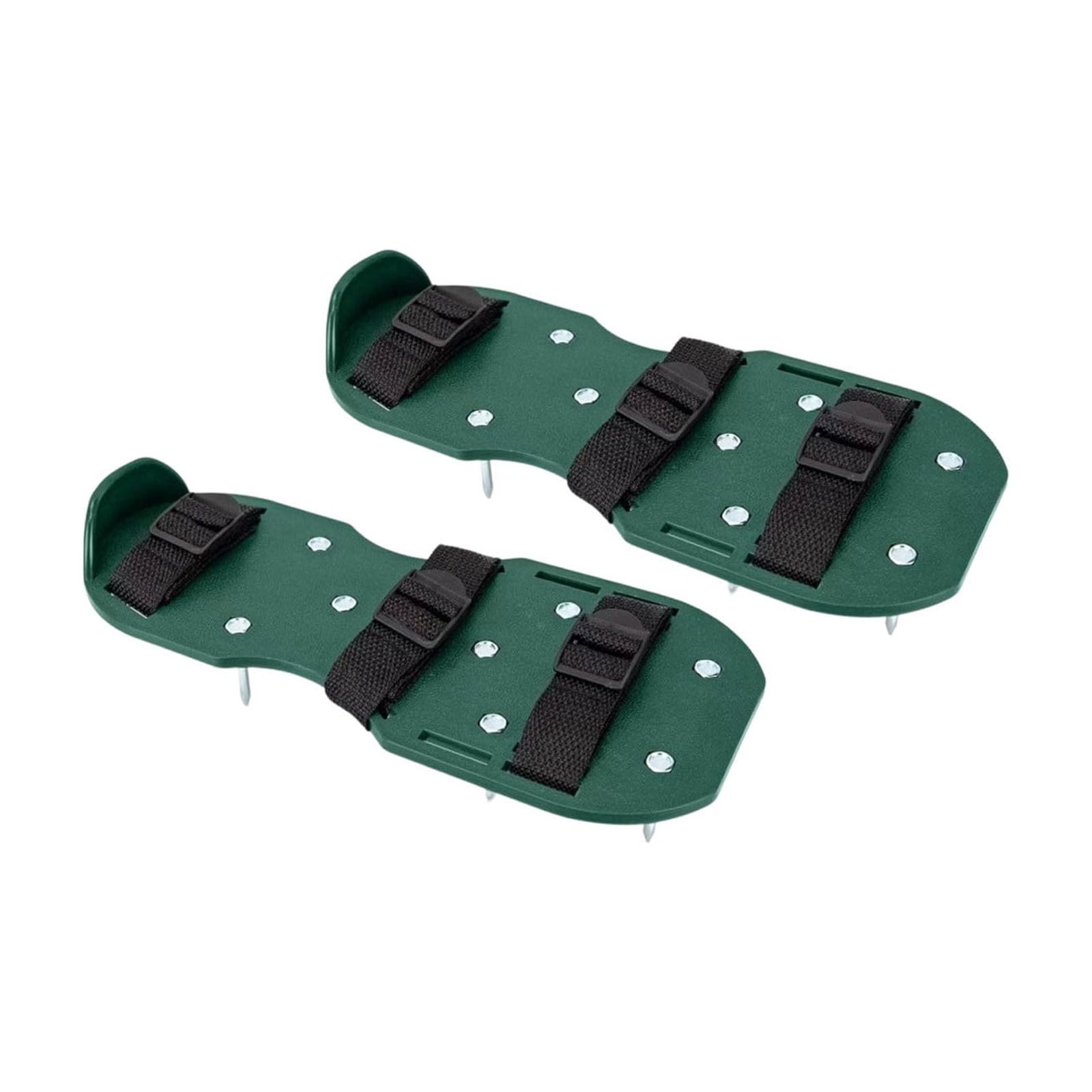 Garden Grass Aerator Shoes with Adjustable Straps, Heavy Duty Plastic ...