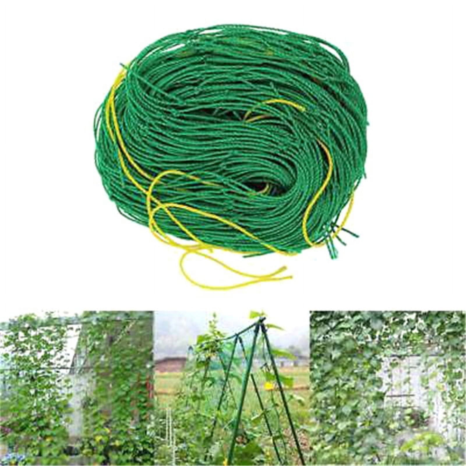 Garden Green Nylon Trellis Netting Support Climbing Bean Plant Nets ...