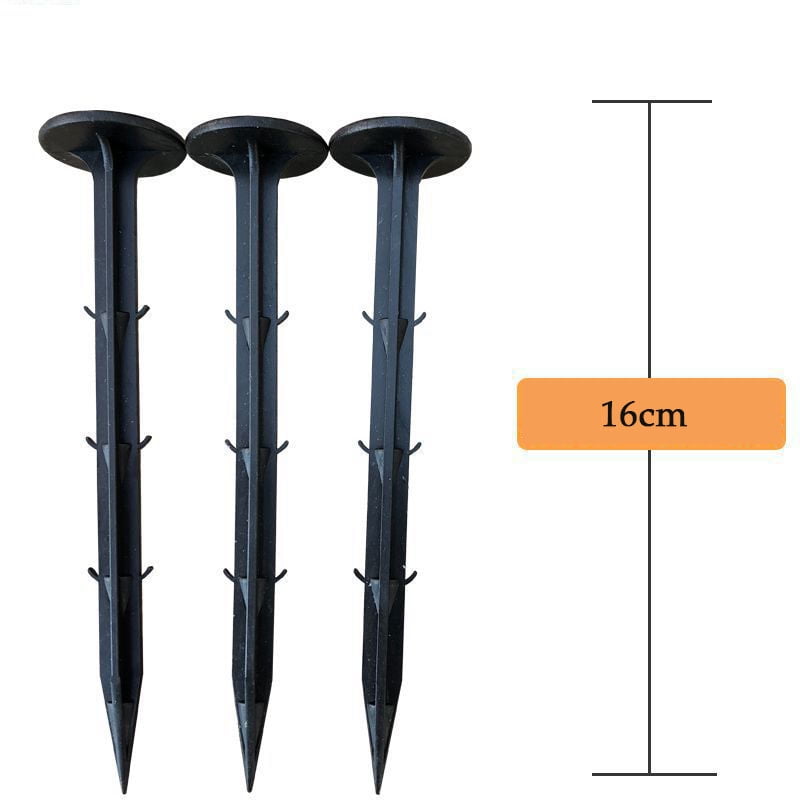 Garden Ground Nail PP Mulch Fix Tools Greenhouse Film Weed Prevention Ground Cloth Sunshade Fly ...