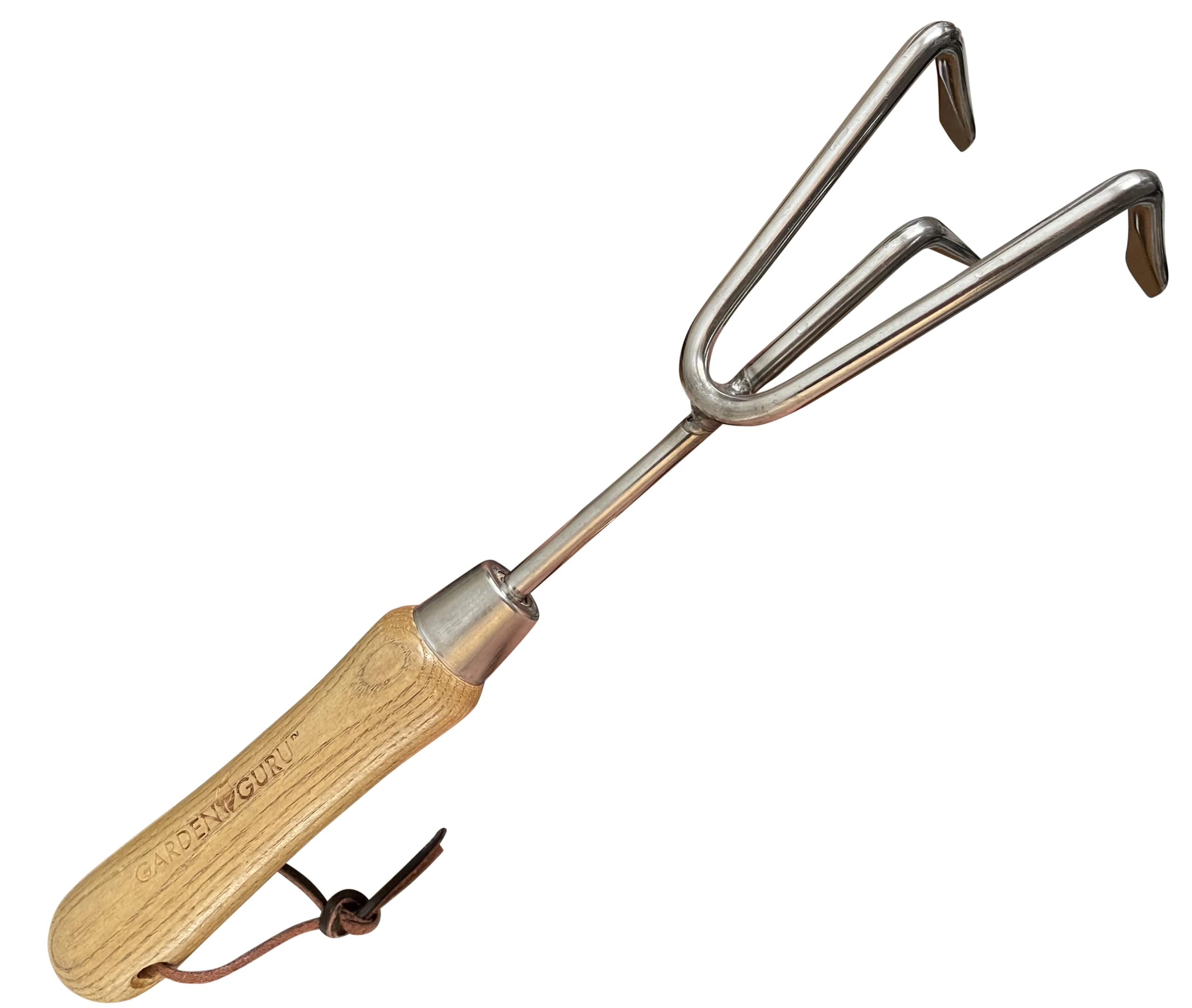 Garden Guru Handheld Small Rake Cultivator, Soil Lawn Tiller Tool ...