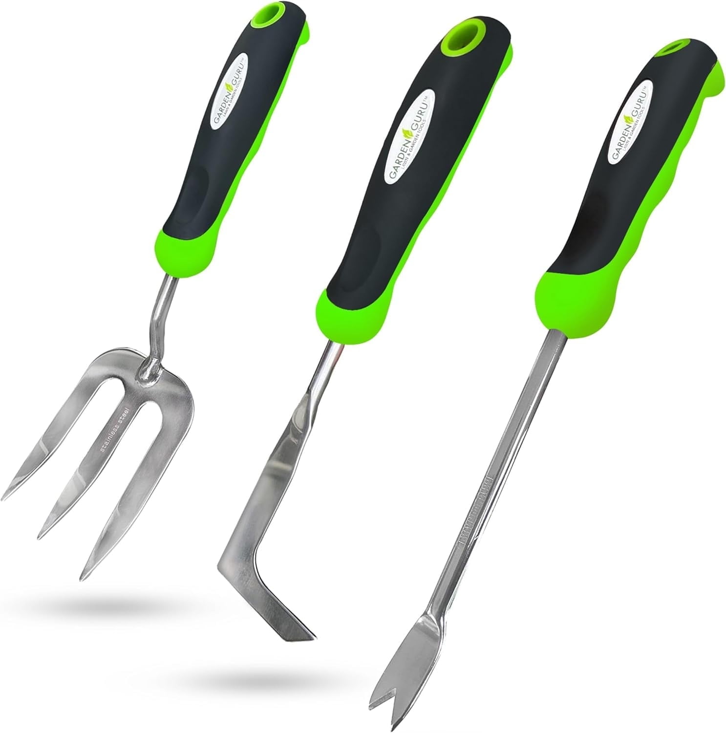 Garden Guru Garden Hand Weeder Tool Set 3pc Dandelion Weeder, Fork ...