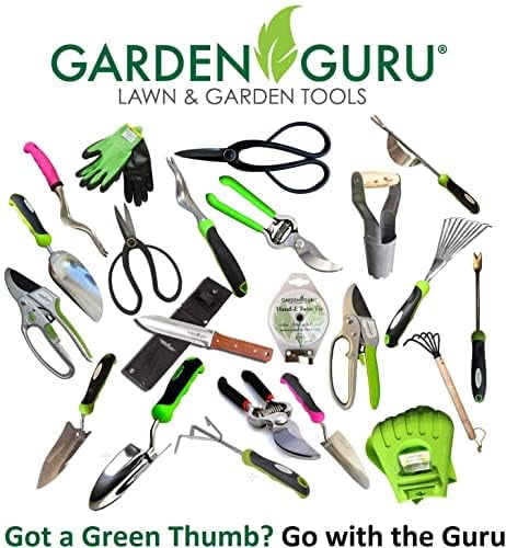 Garden Guru Garden Tool Set 2pc Hand Trowel, Cultivator Rake – Heavy ...