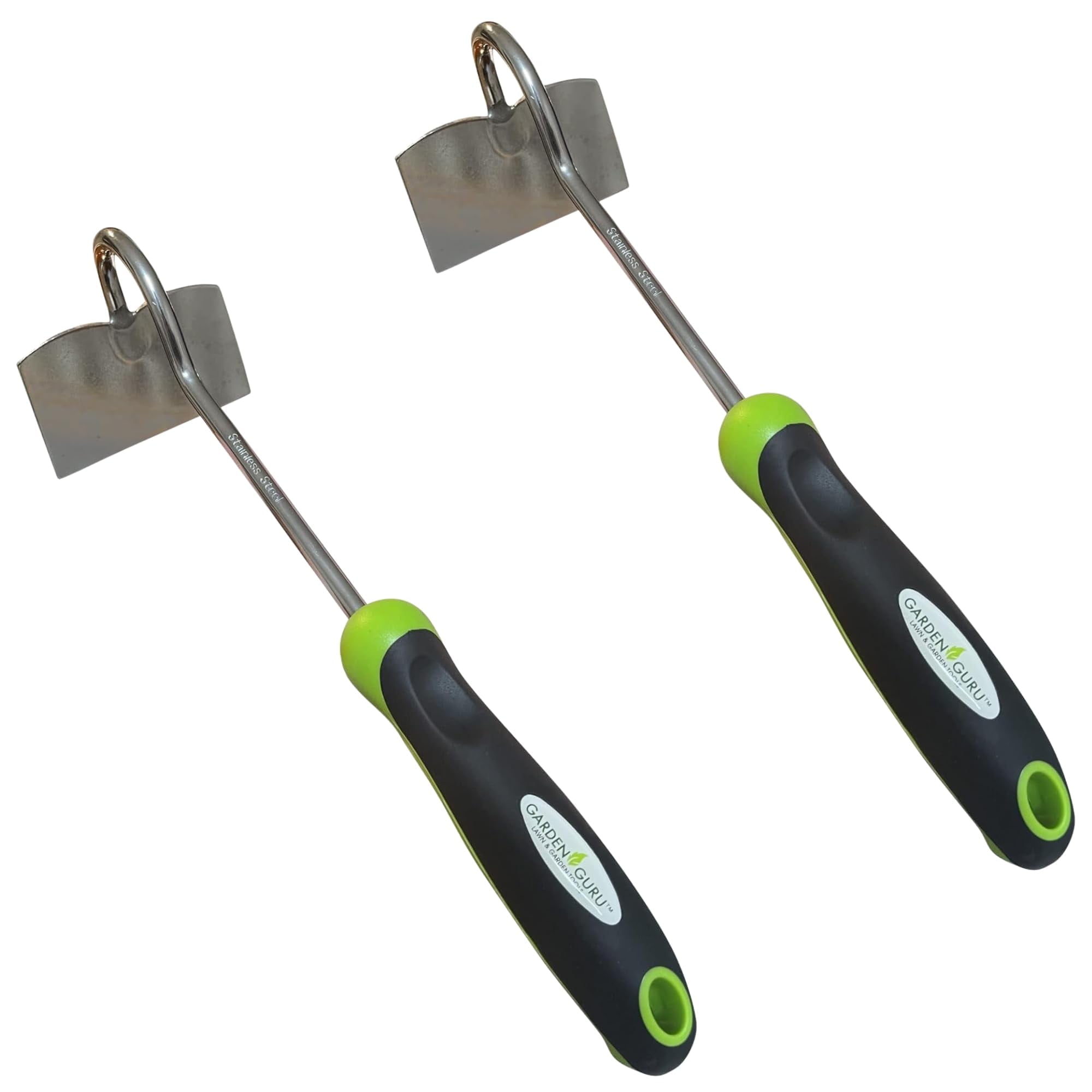 Garden Guru Hand Hoe Tiller Cultivator Tool - Stainless Steel for ...