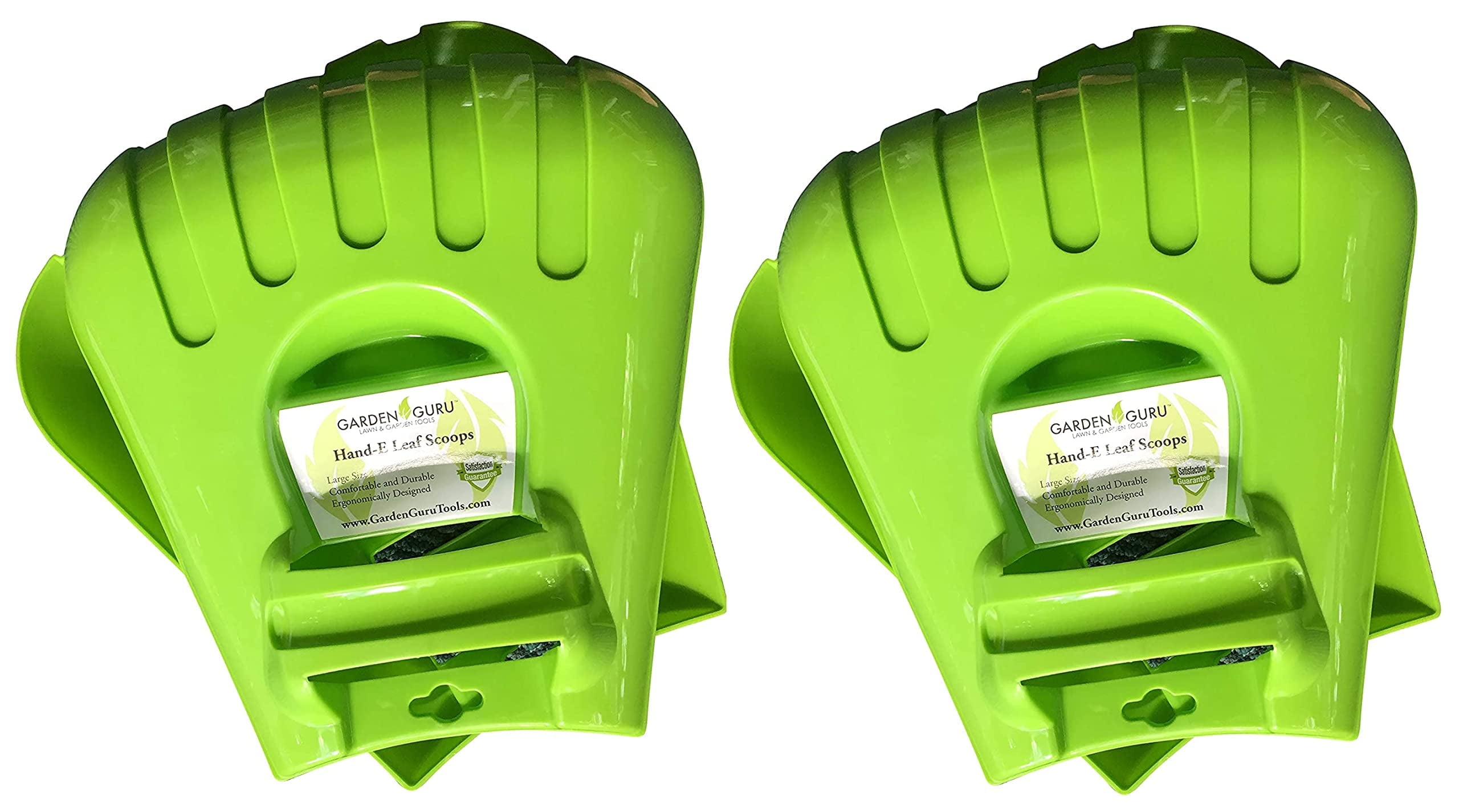 Garden Guru Leaf Scoops Claws, Ergonomic, Large Hand Held Garden Rakes ...