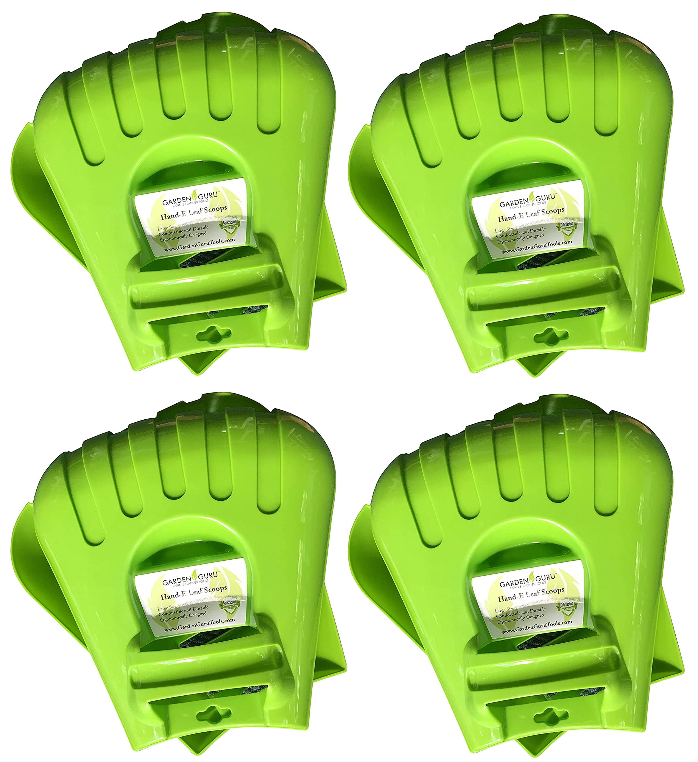Garden Guru Leaf Scoops Claws, Ergonomic, Large Hand Held Garden Rakes ...