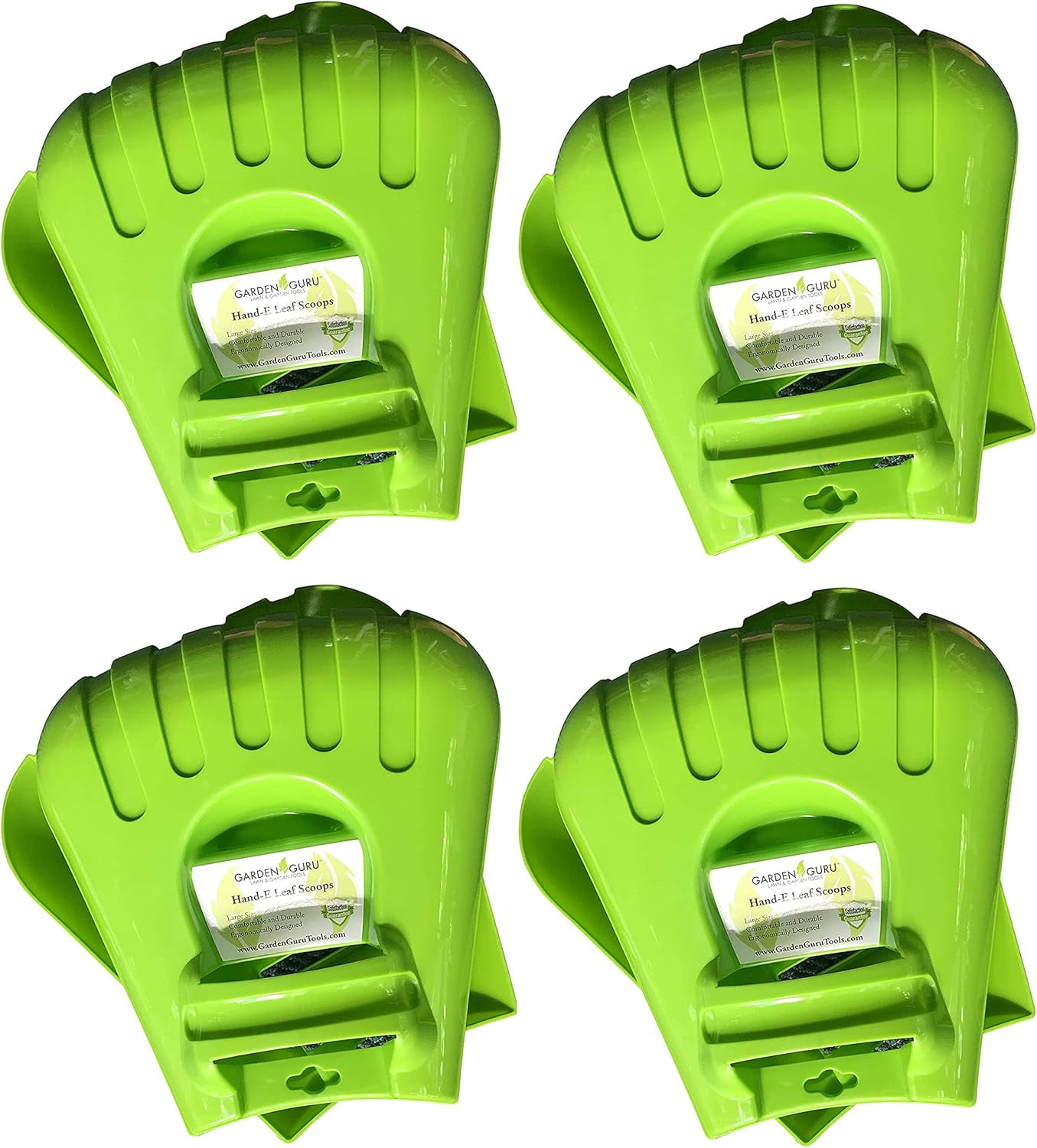Garden Guru Leaf Scoops Claws, Ergonomic, Large Hand Held Garden Rakes ...