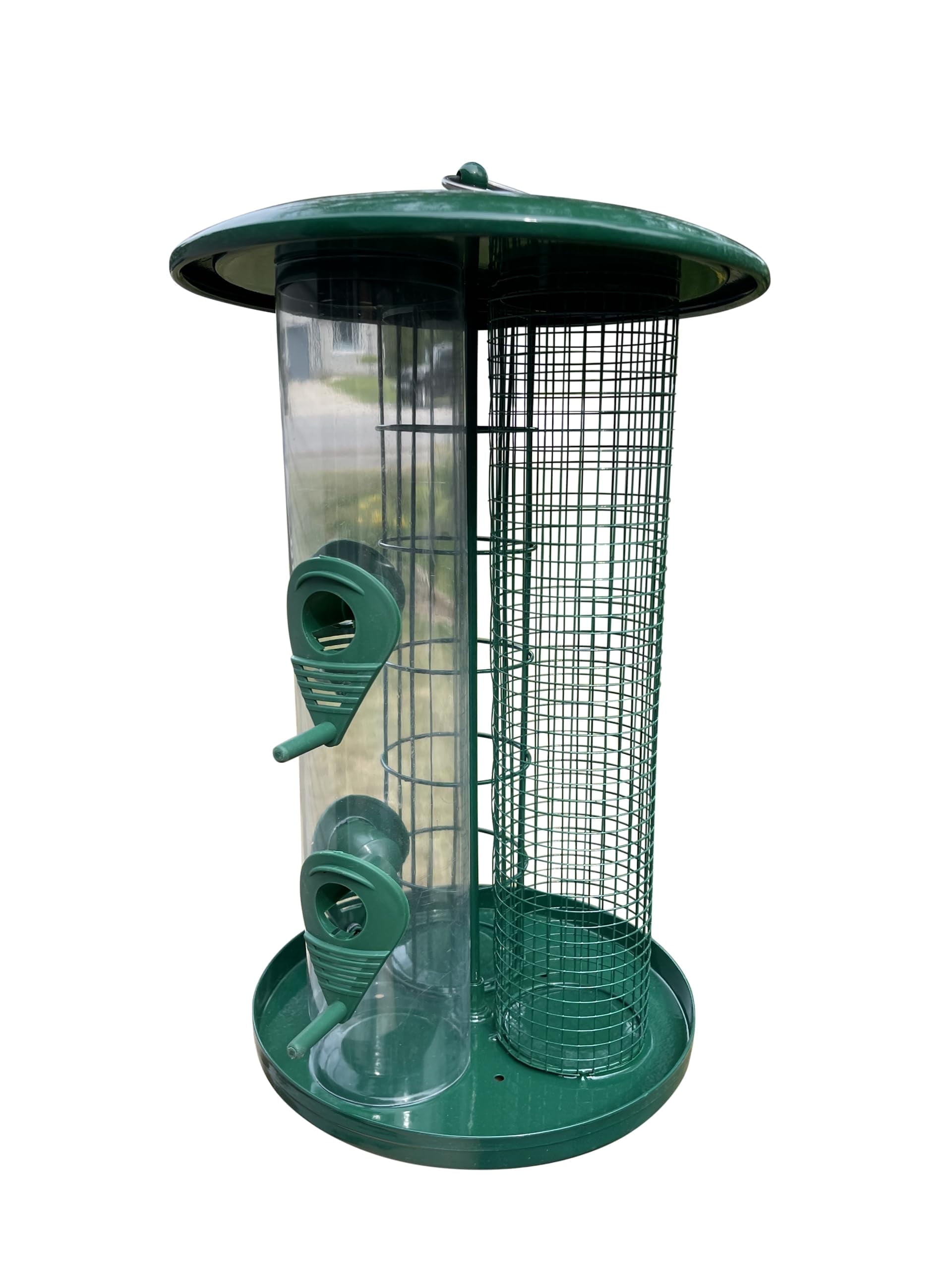 Garden Guru Outdoor Tube Bird Feeder for Small Wild Birds – Premium ...