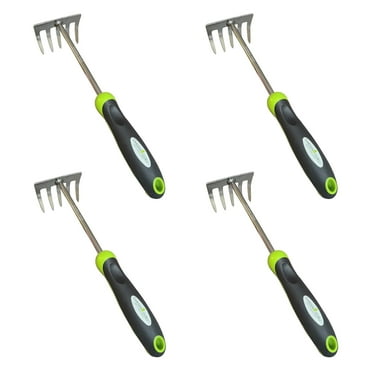 Garden Guru's Premium Hand Rake Claw Soil Tiller, 5 Tine Ninja ...