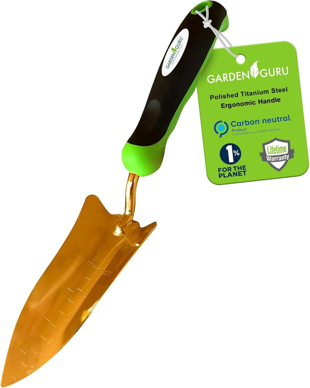 Garden Guru Titanium Transplanter Trowel Shovel - Rust Resistant ...