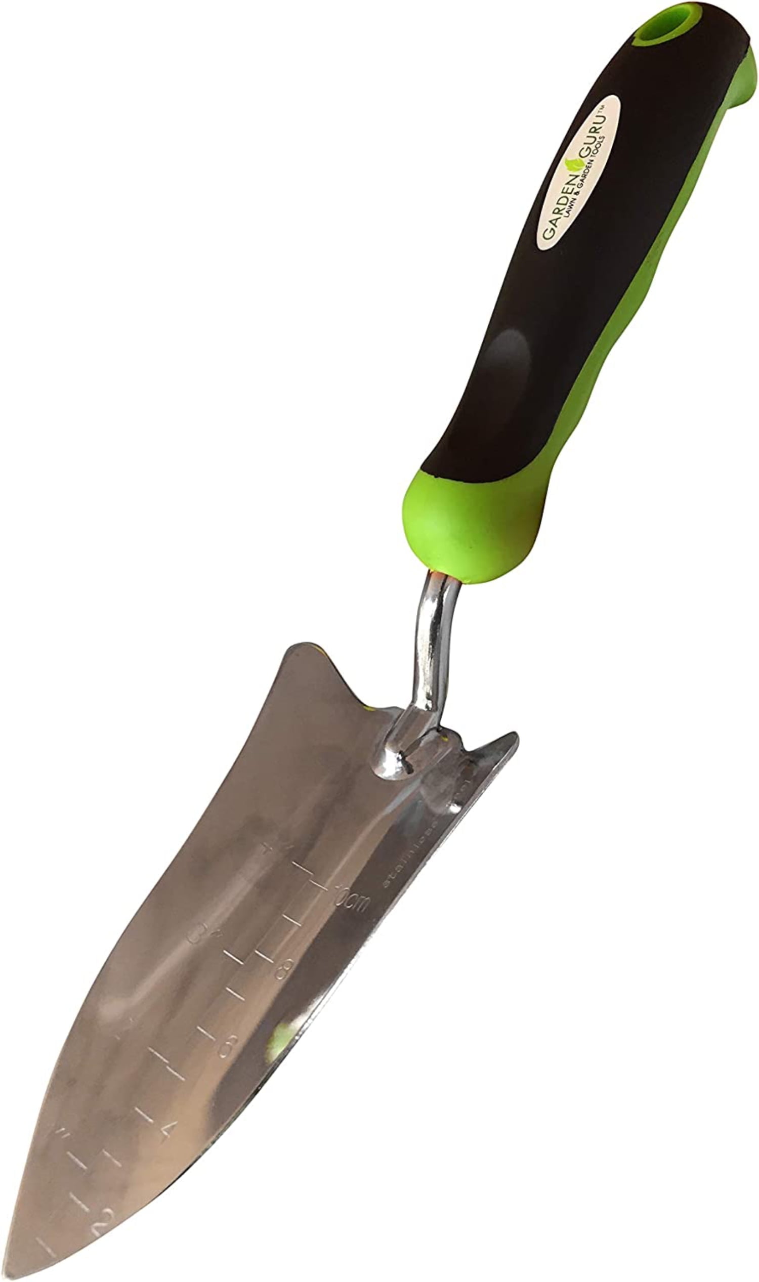 Garden Guru Transplanter Trowel Shovel, Stainless Steel, Ergonomic Grip ...