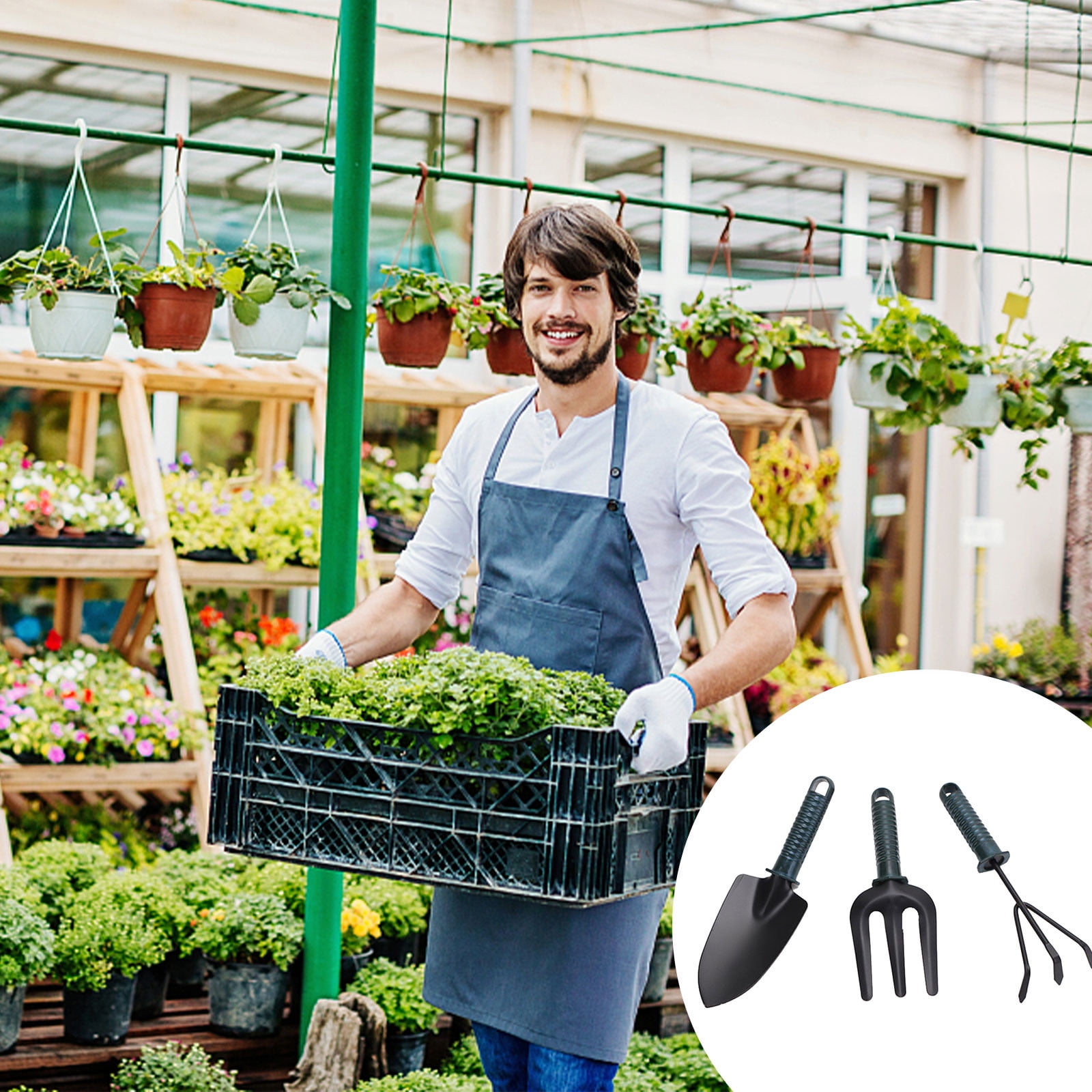 Garden Hand Tool Set | Mini Stainless Steel Trowel Rake Shovel ...