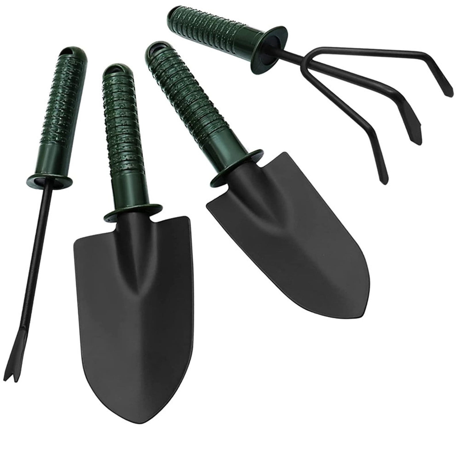 Garden Hand Tool Set with Ergonomic Handles Heavy Duty Metal Trowel ...