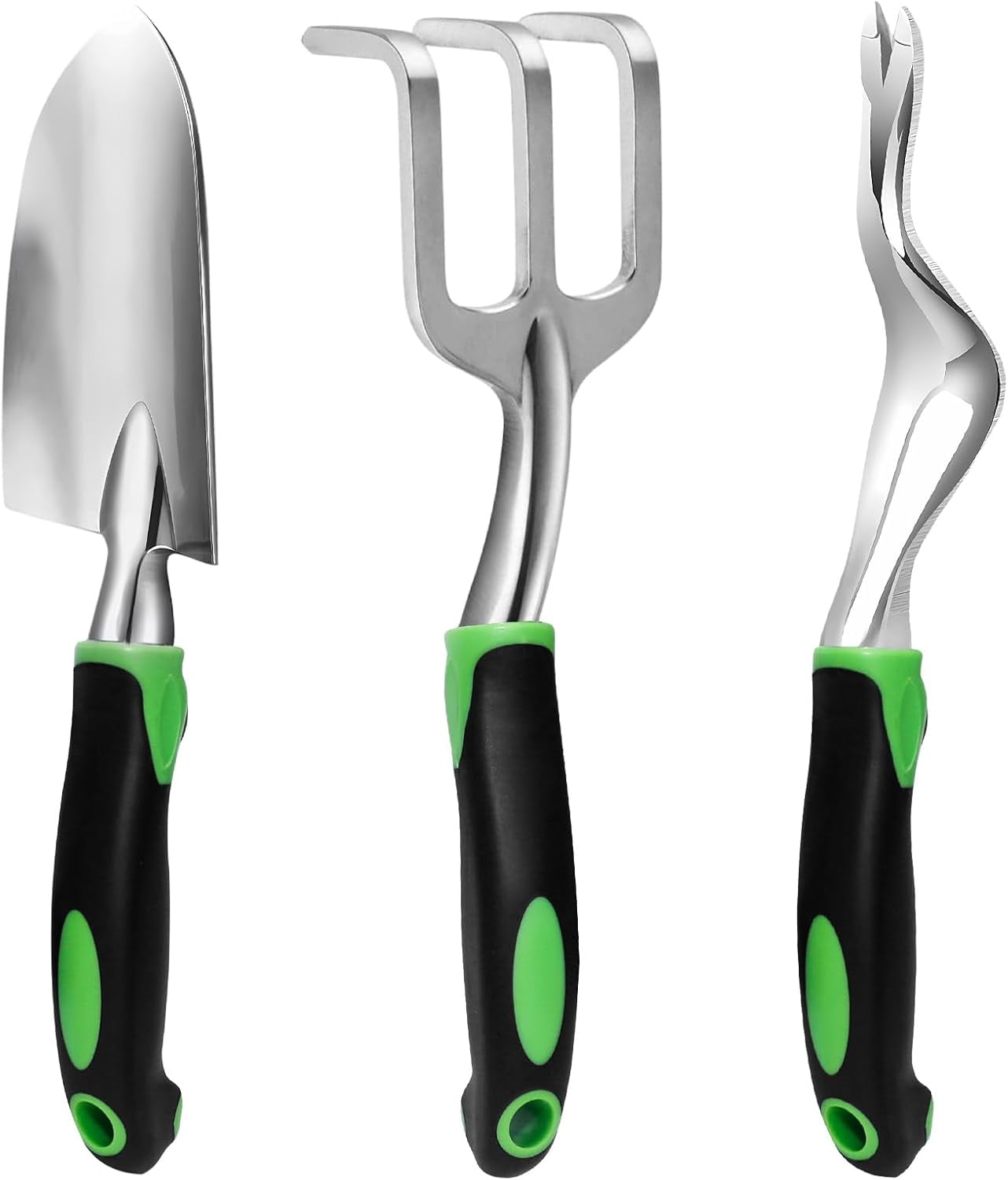 Garden Hand Tools Set,3PCS Aluminum Heavy Duty Gardening Tool Set ...