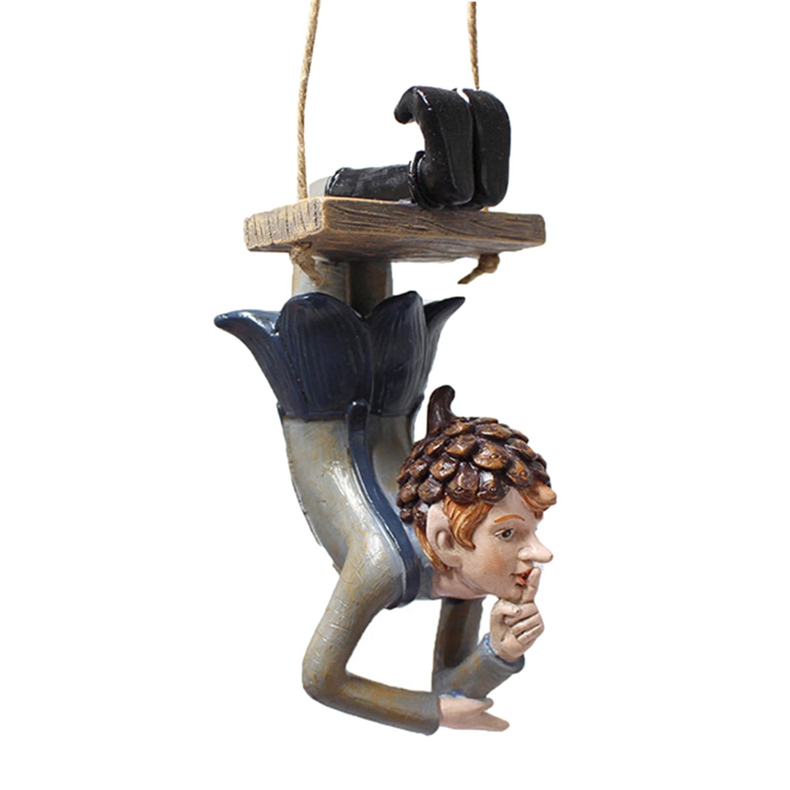 Garden Hanging Elf Ornaments Home Decor Adorable Miniature Sculptures ...