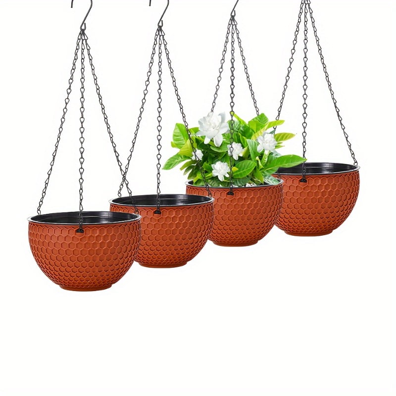 Garden Hanging Planter Macrame Plant Storage Basket Indoor Outdoor ...