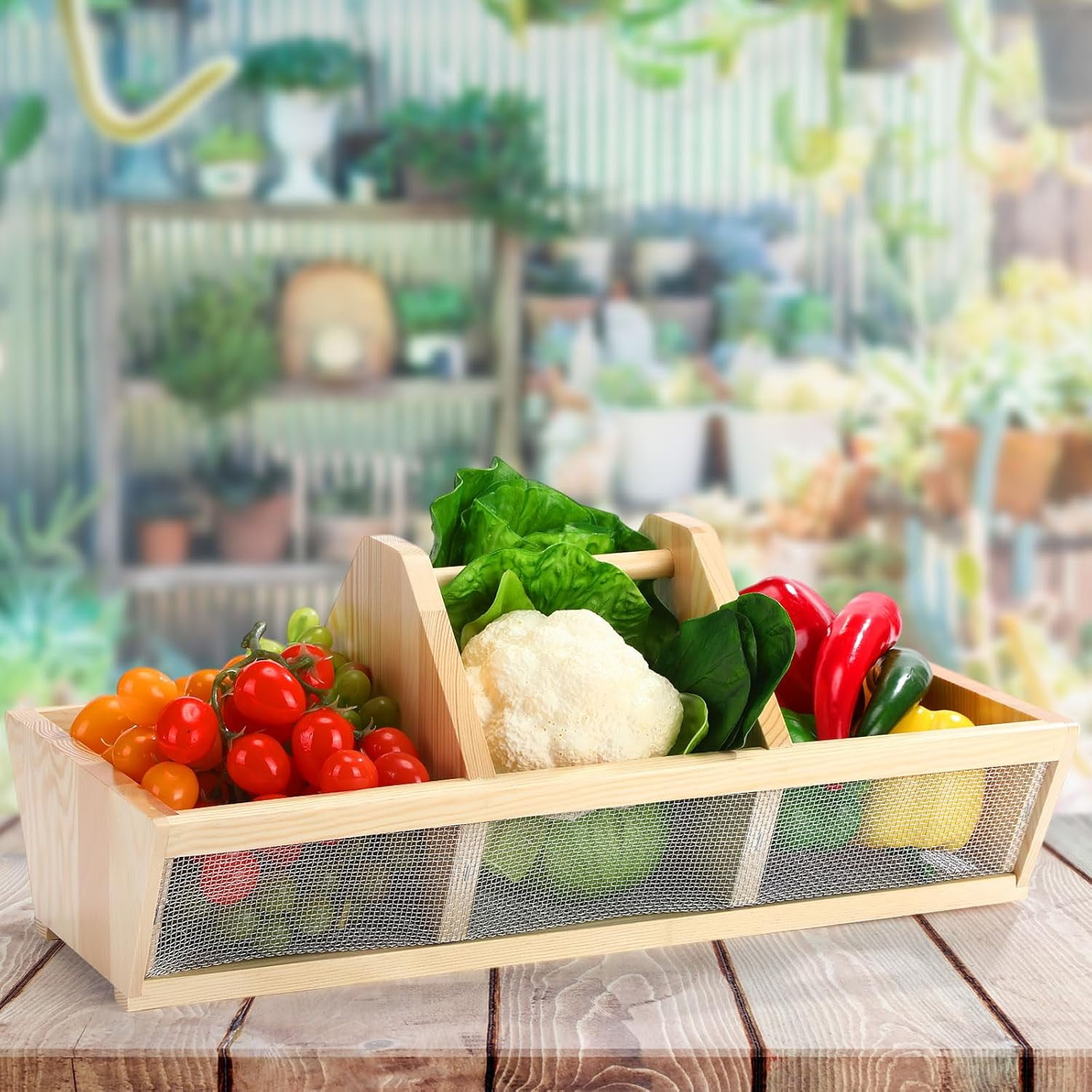 Garden Harvest Basket 20 x 10 x 8 Inch Vegetable Hod for Gardeners ...