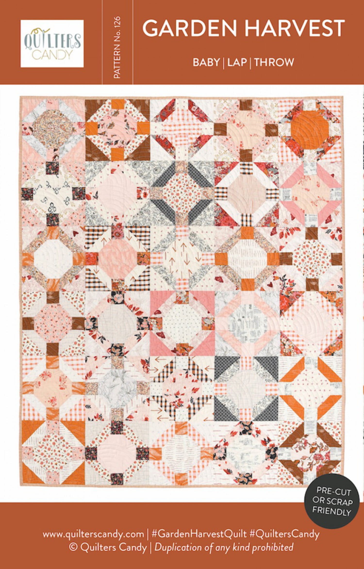 Garden Harvest Quilt Pattern - Walmart.com