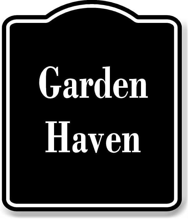 Garden Haven BLACK Aluminum Composite Sign 20''x24'' - Walmart.com