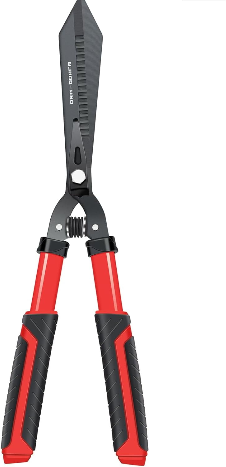 Garden Hedge Shears Heavy Duty,23" Manual Hedge Clippers with New Tech ...