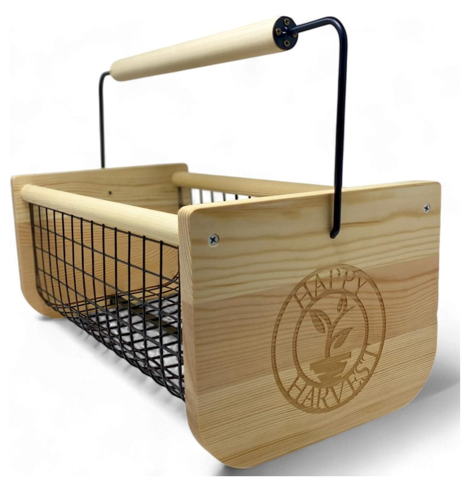 Garden Hod Harvesting Basket | Stylish Wooden Maine Hod Basket With ...