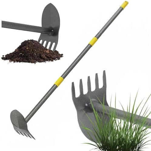 Garden Hoe, 17 to 45 Inch Hoe Garden Tools with Adjustable Handle ...