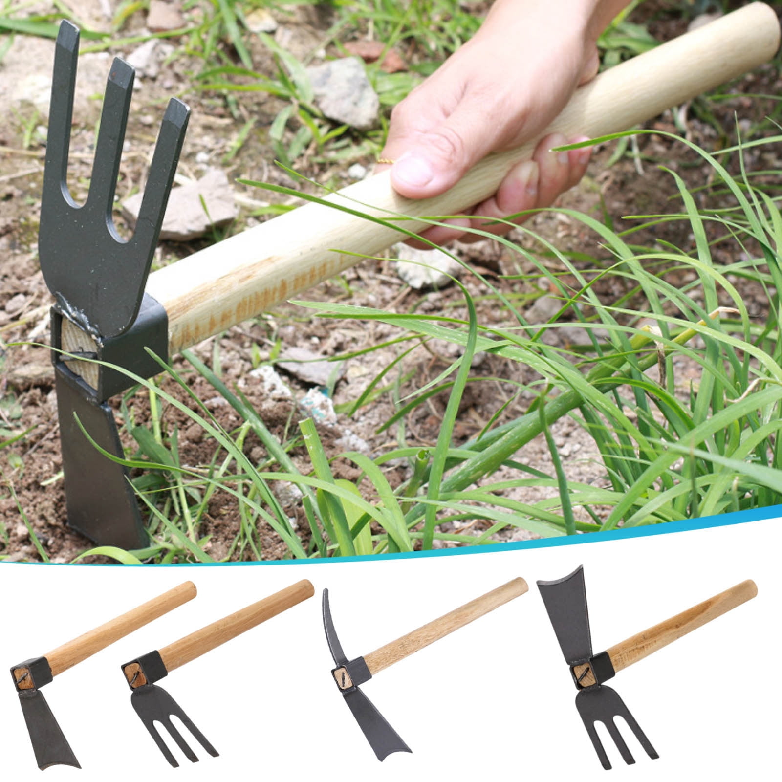 Garden Hoe Garden Hoe For Weeding Grass Pulling Tool For Digging Small ...