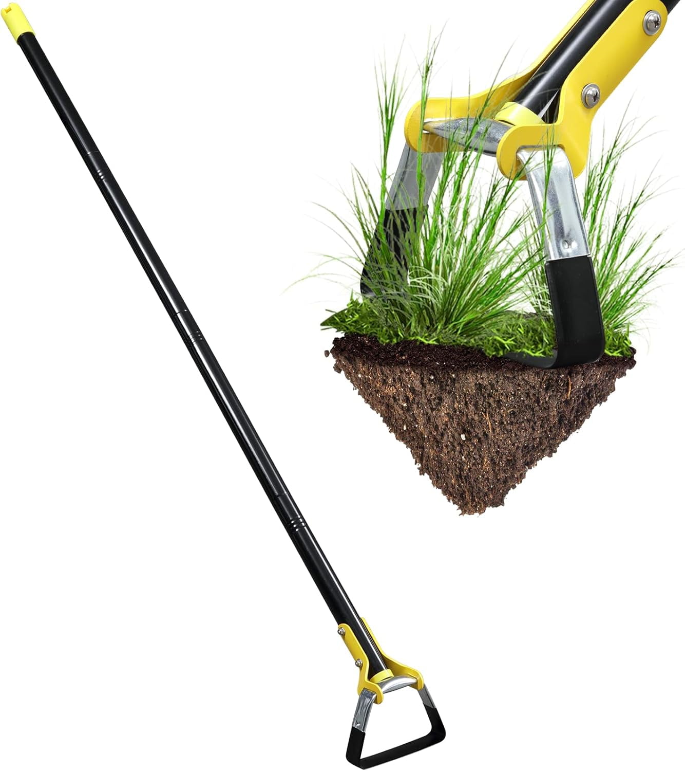 Garden Hoe Tool，70 inch Weeding Tools for Garden,Handheld Weeding Rake ...